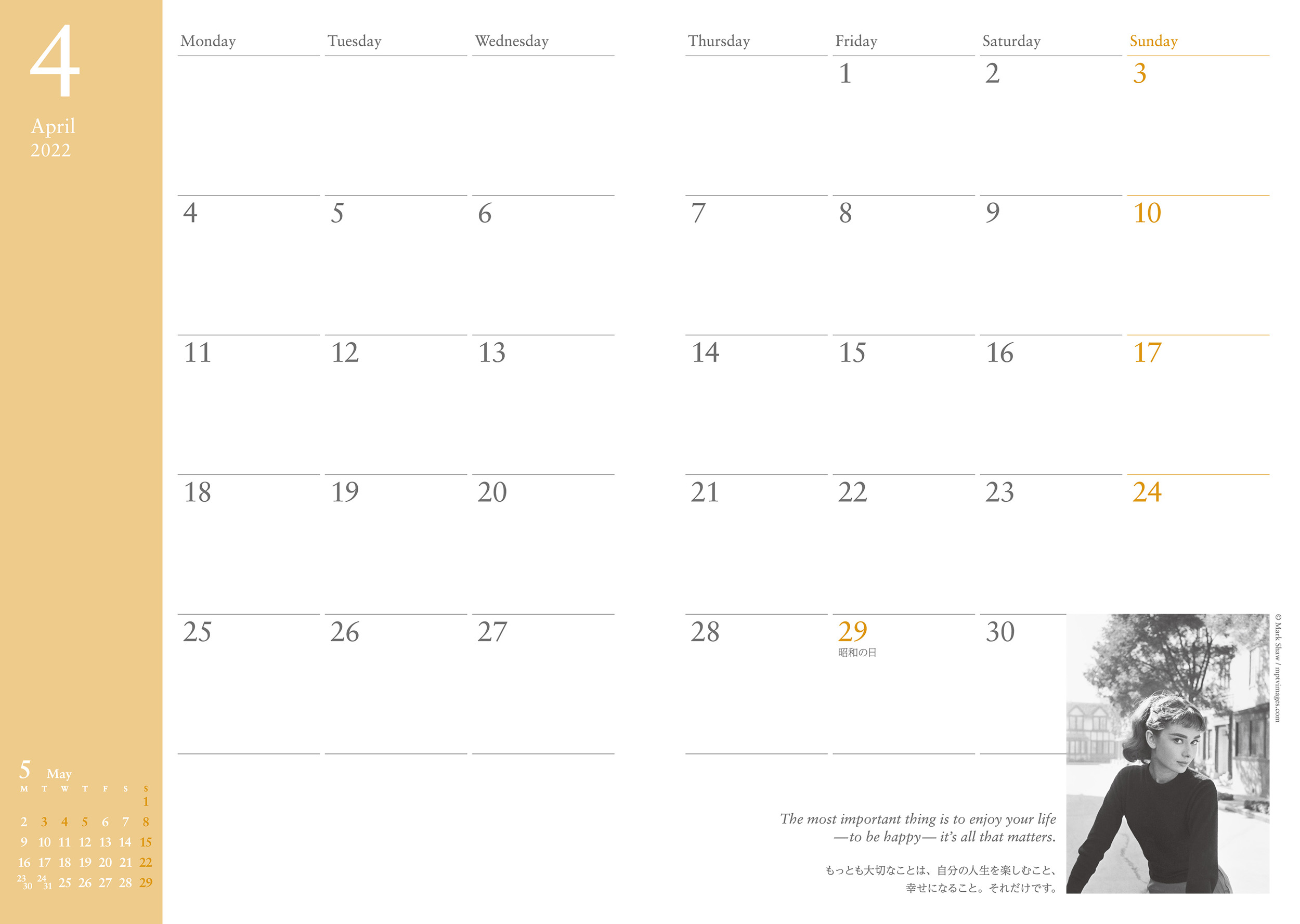 AUDREY Diary Schedule 2022 | 本の総合カタログBooks 出版書誌データベース